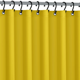 Yellow & Gold Shower Curtains & Shower Liners You'll Love | Wayfair