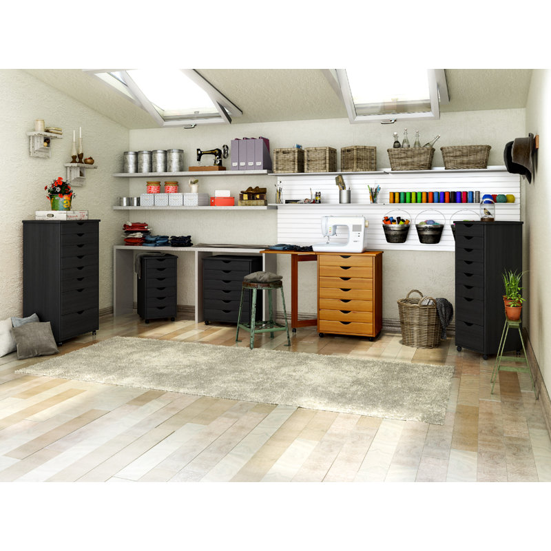 Rebrilliant Pringle 8 Drawer Rolling Storage Chest "& Reviews" | Wayfair