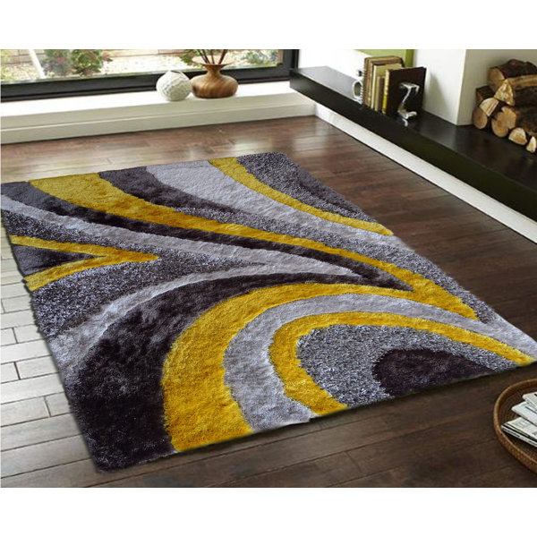 Ebern Designs Trego Hand-Tufted Gray Area Rug & Reviews | Wayfair
