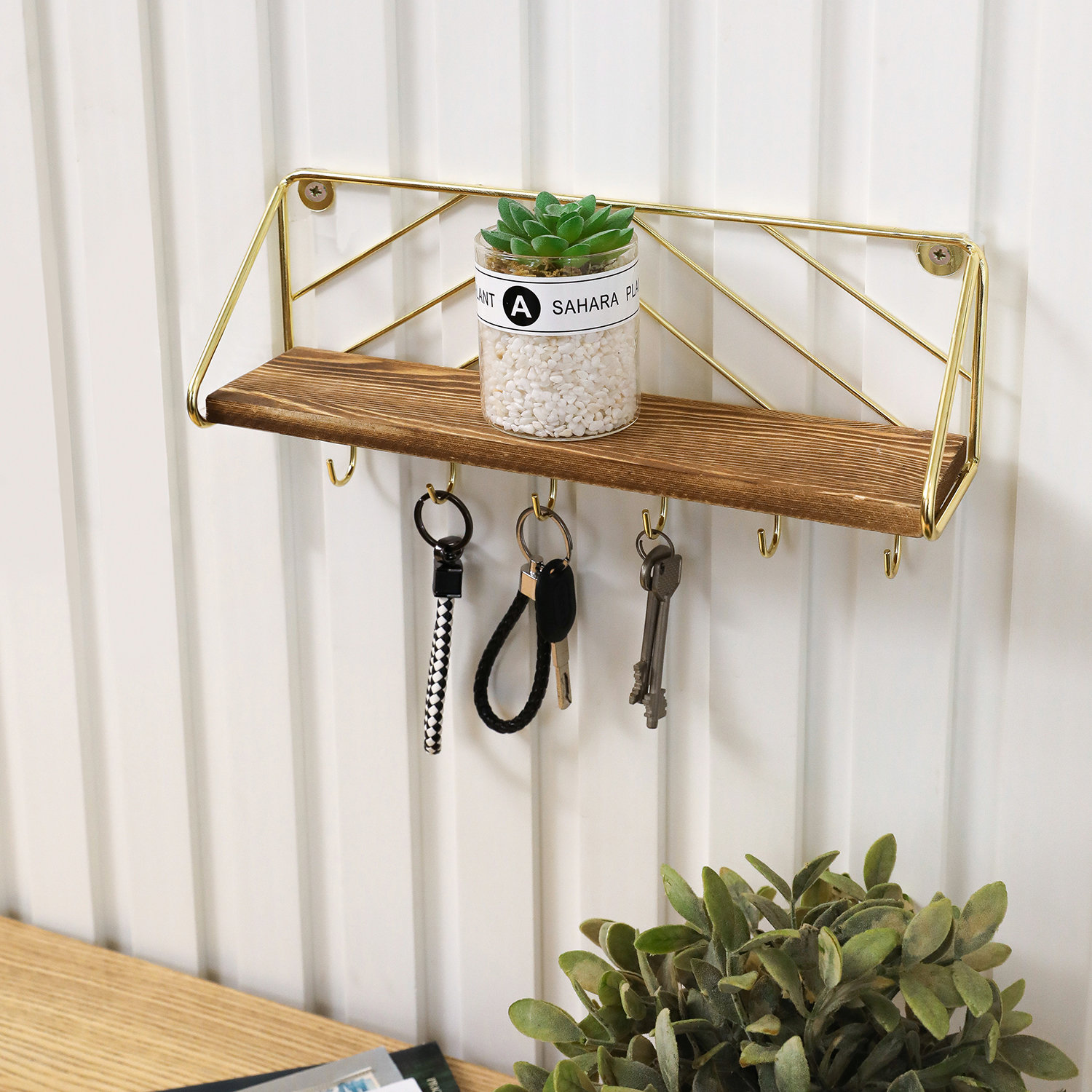 Mercer41 Wood Wall Display Floating Shelf | Wayfair