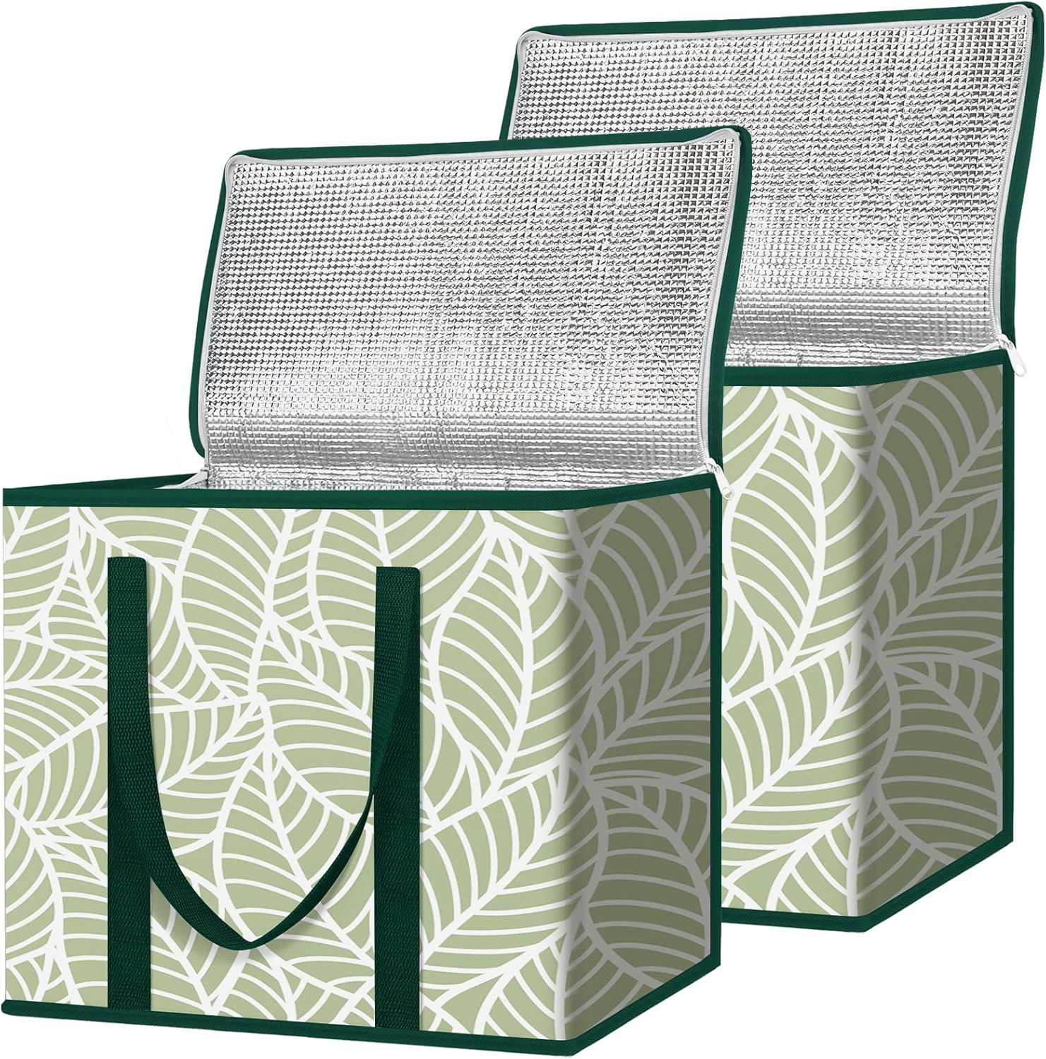 Latitude Run® 2 Packs Insulated Reusable Collapsible Storage Bag | Wayfair