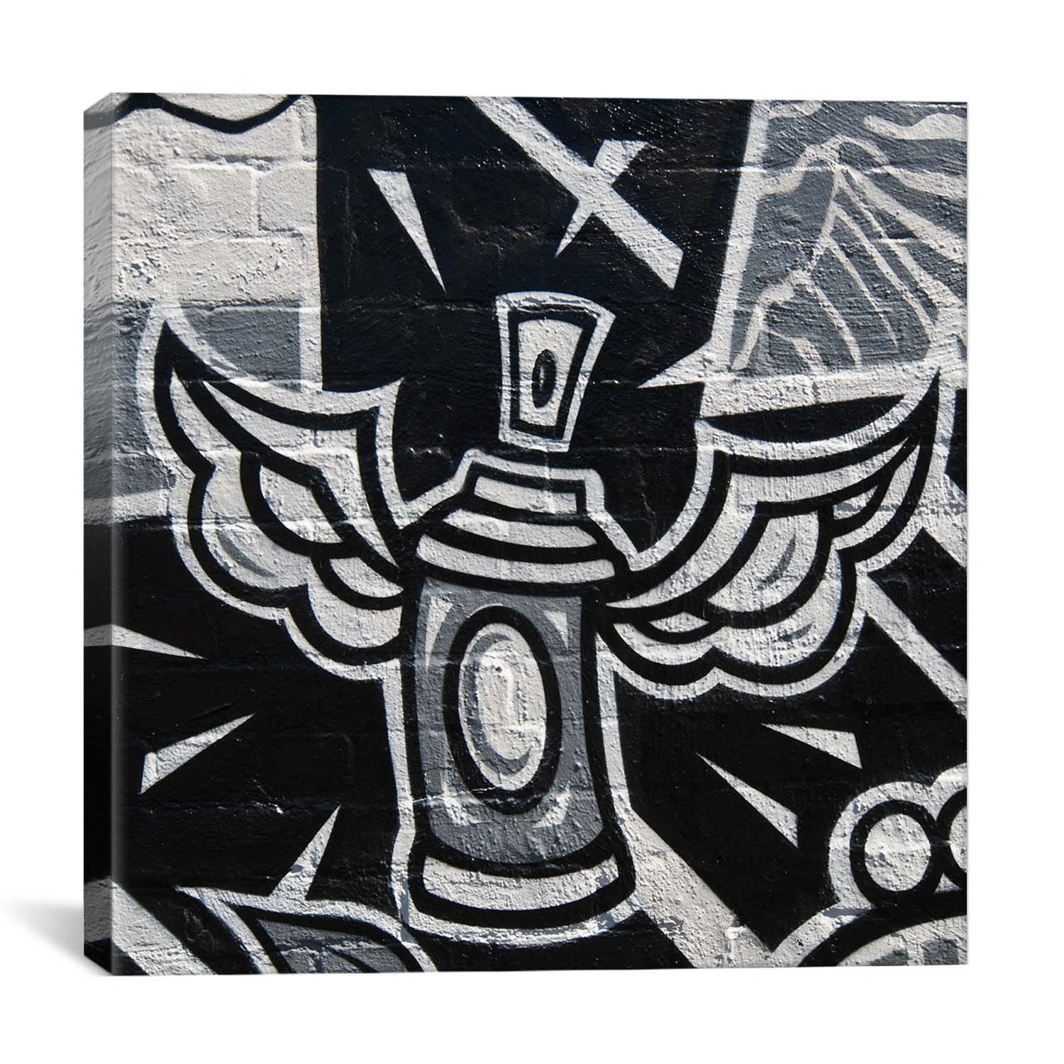 Ebern Designs Street Angel Spray Graphic Art on Canvas - Wayfair Canada
