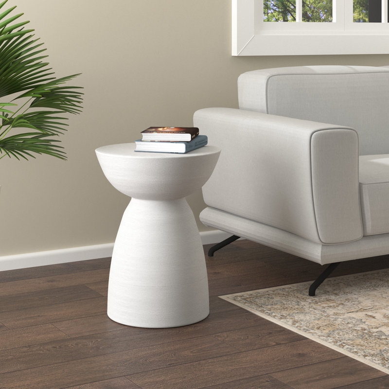Joss & Main Fabian Solid Wood Pedestal End Table | Wayfair