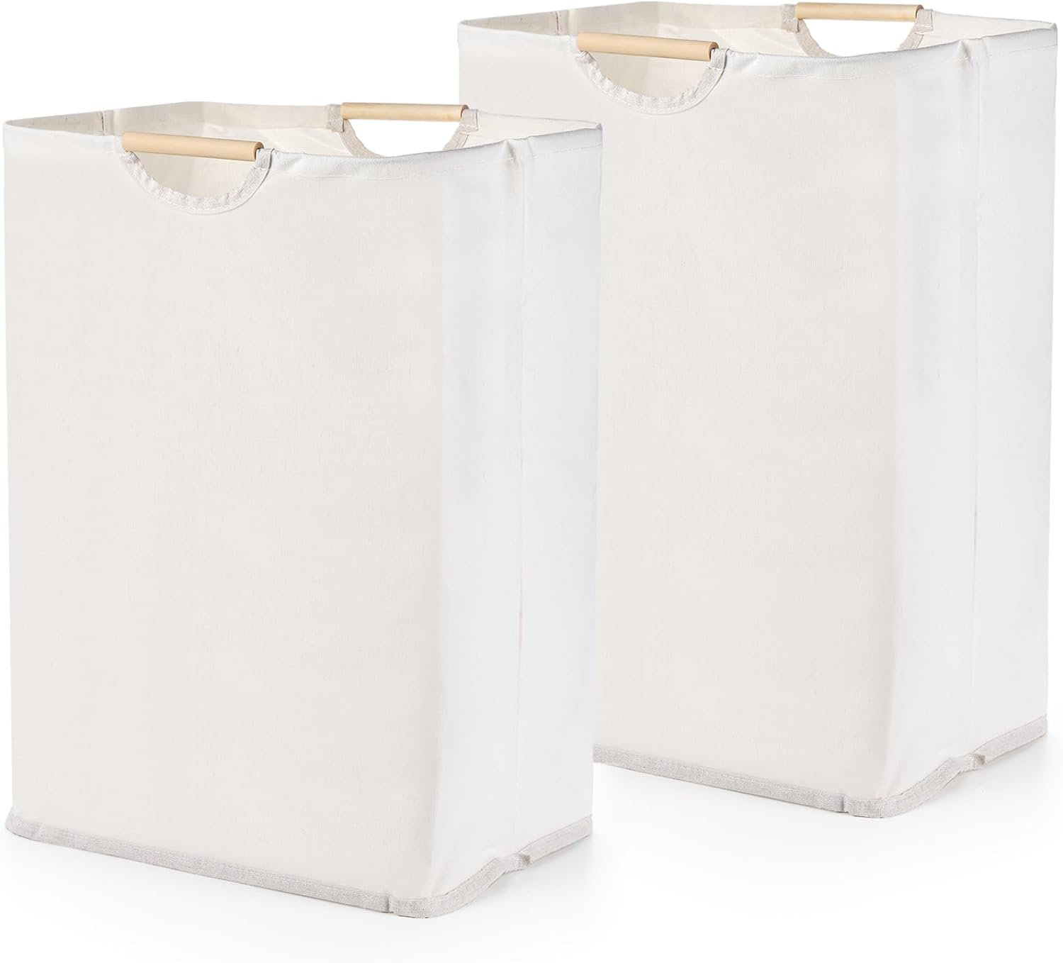 Ebern Designs 2 Pack Large Laundry Basket with Handle 60L Collapsible ...
