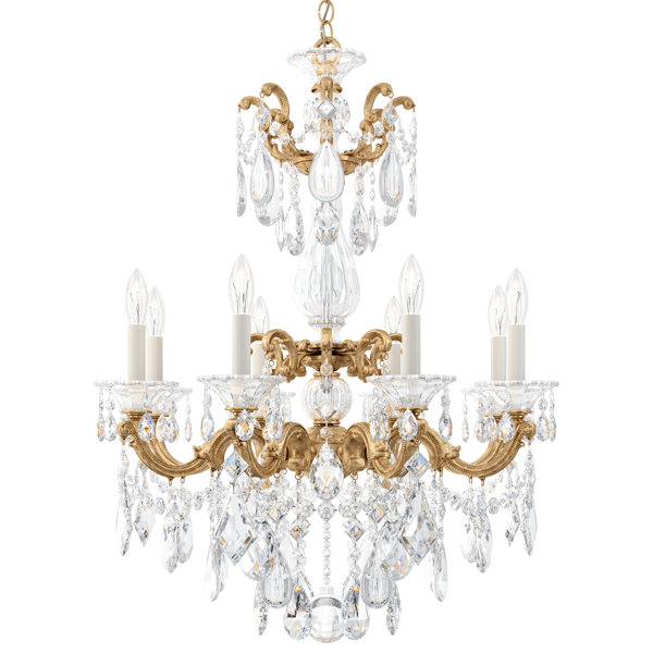 Schonbek La Scala 8 - Light Dimmable Classic / Traditional Chandelier ...