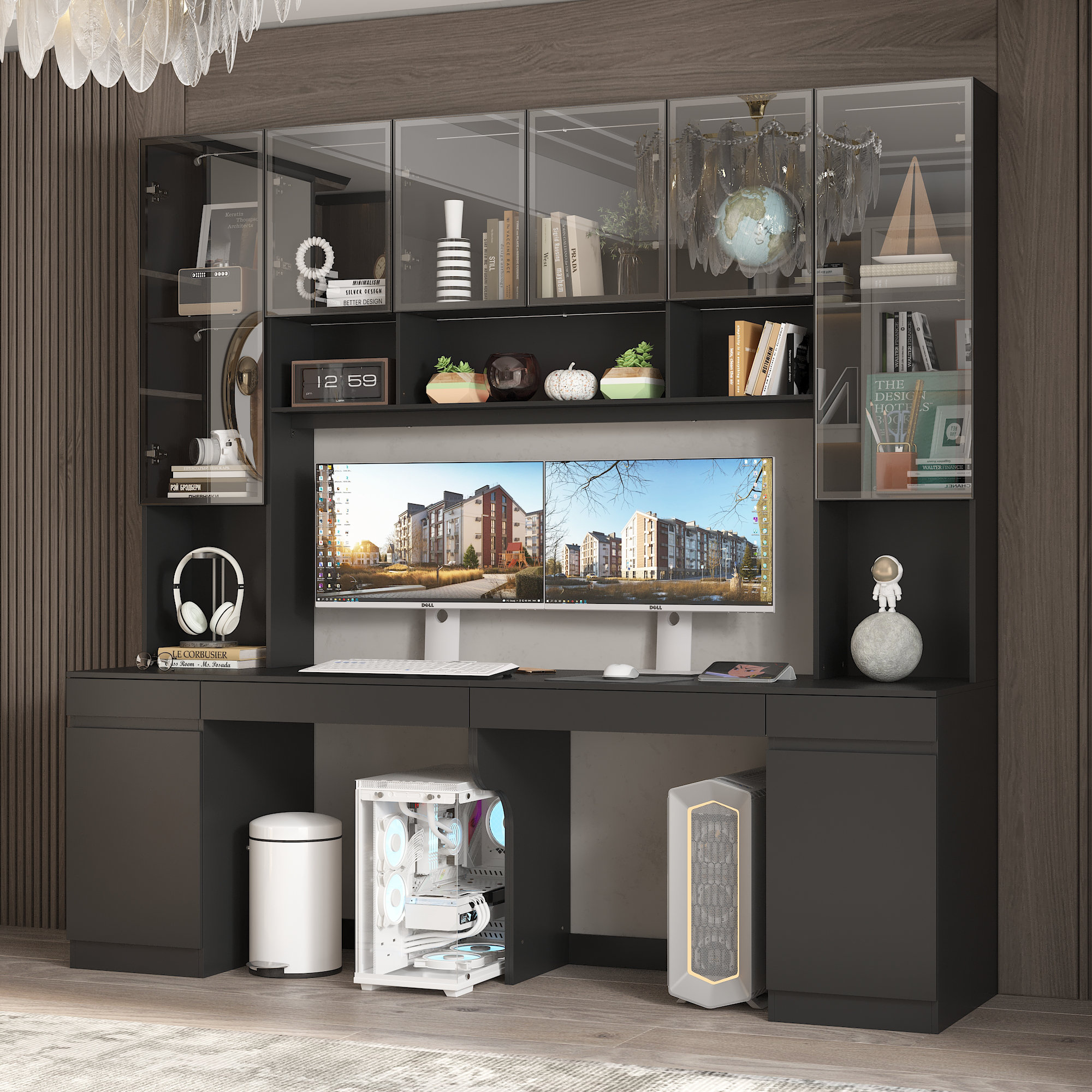 Hokku Designs Vreneli Desk with Hutch & Reviews | Wayfair