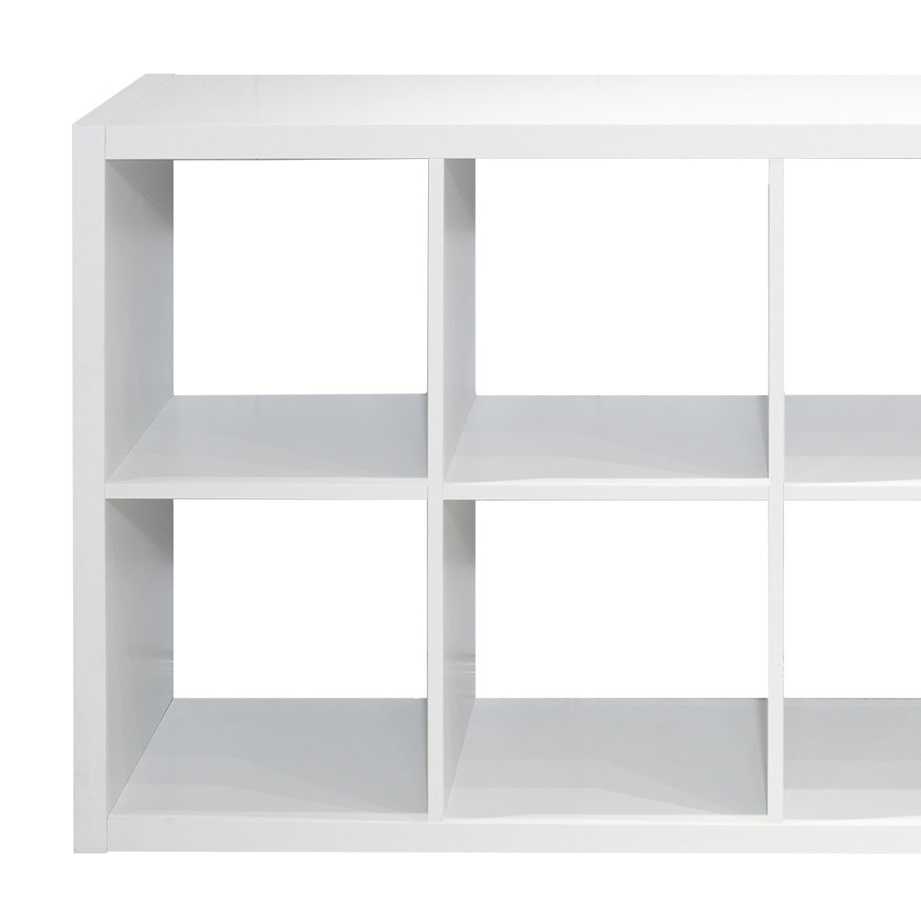 Ebern Designs Nirwat Simple and practical Bookcase with storage ...