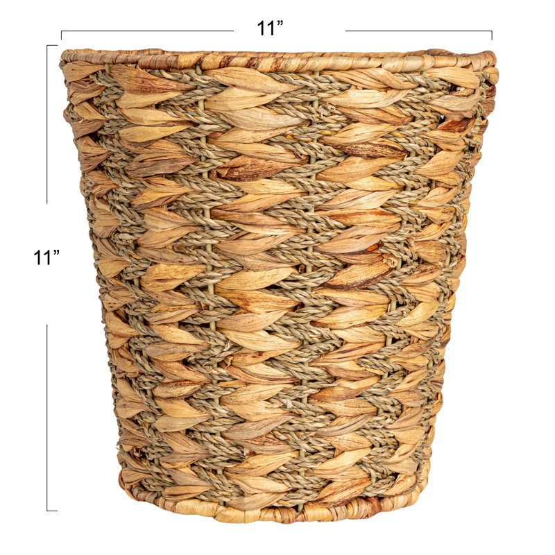 Household Essentials Bimal Rope Gallon Waste Basket & Reviews | Wayfair