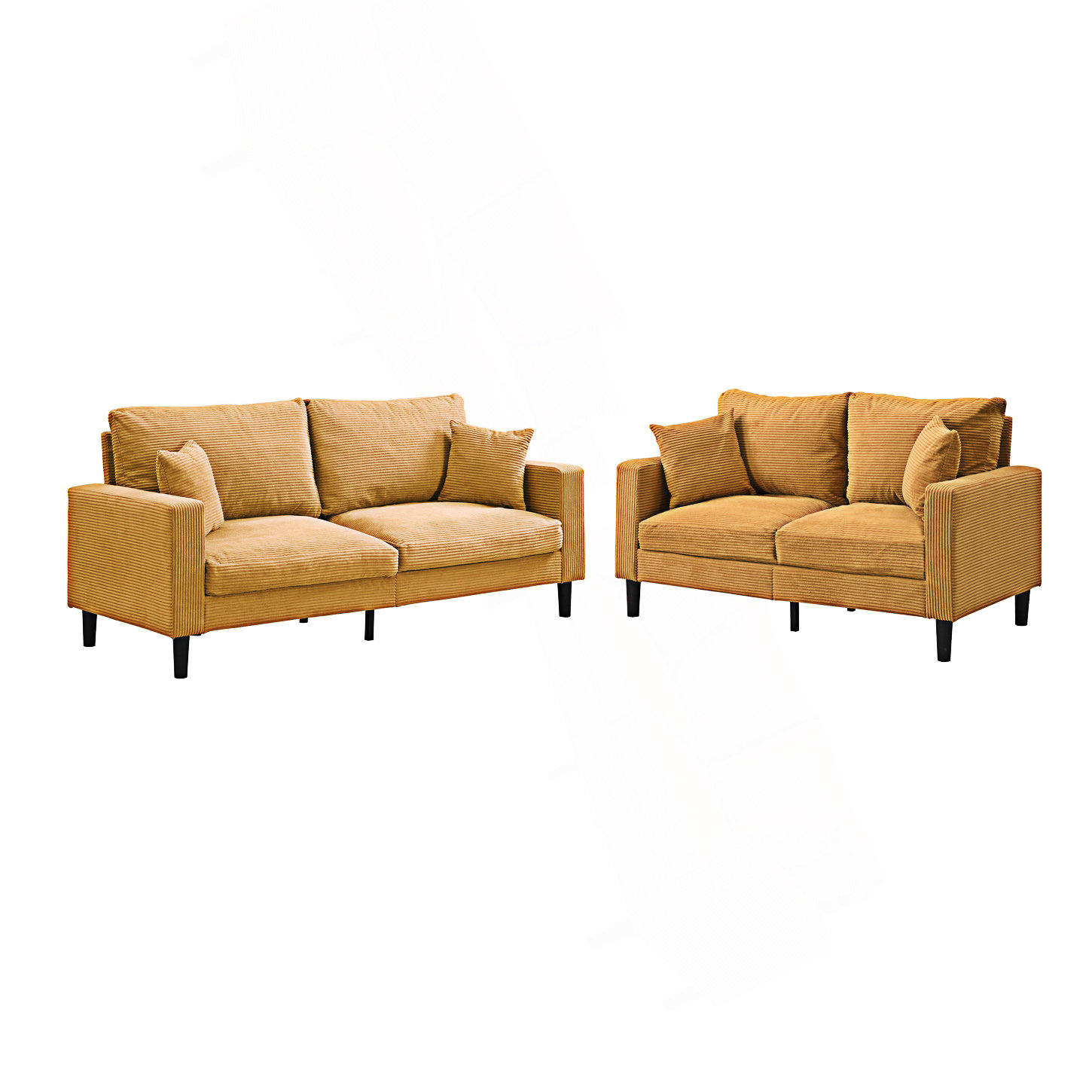 Latitude Run® Two Piece Sofa Set, Living Room 3 Seater+2 Seater Sofa ...