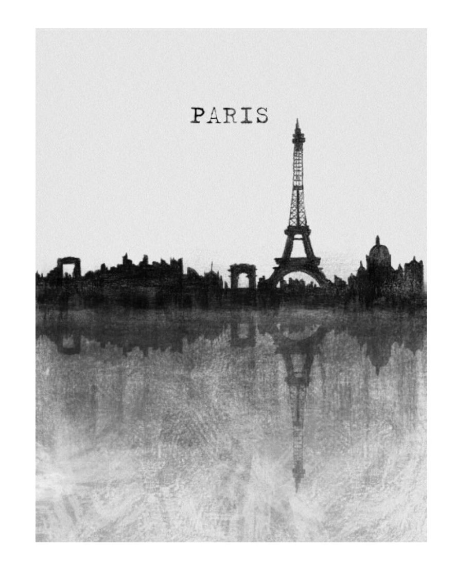 Chelsea Art Studio Skyline-Paris by Peyton Gray - Graphic Art on Canvas ...