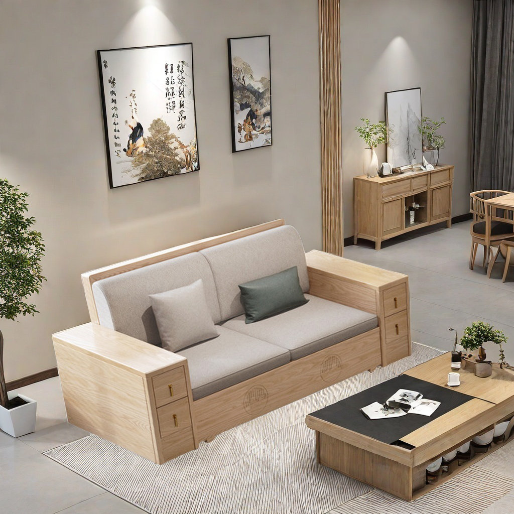 Danbenla design Solid Wood Modern Sofa | Wayfair