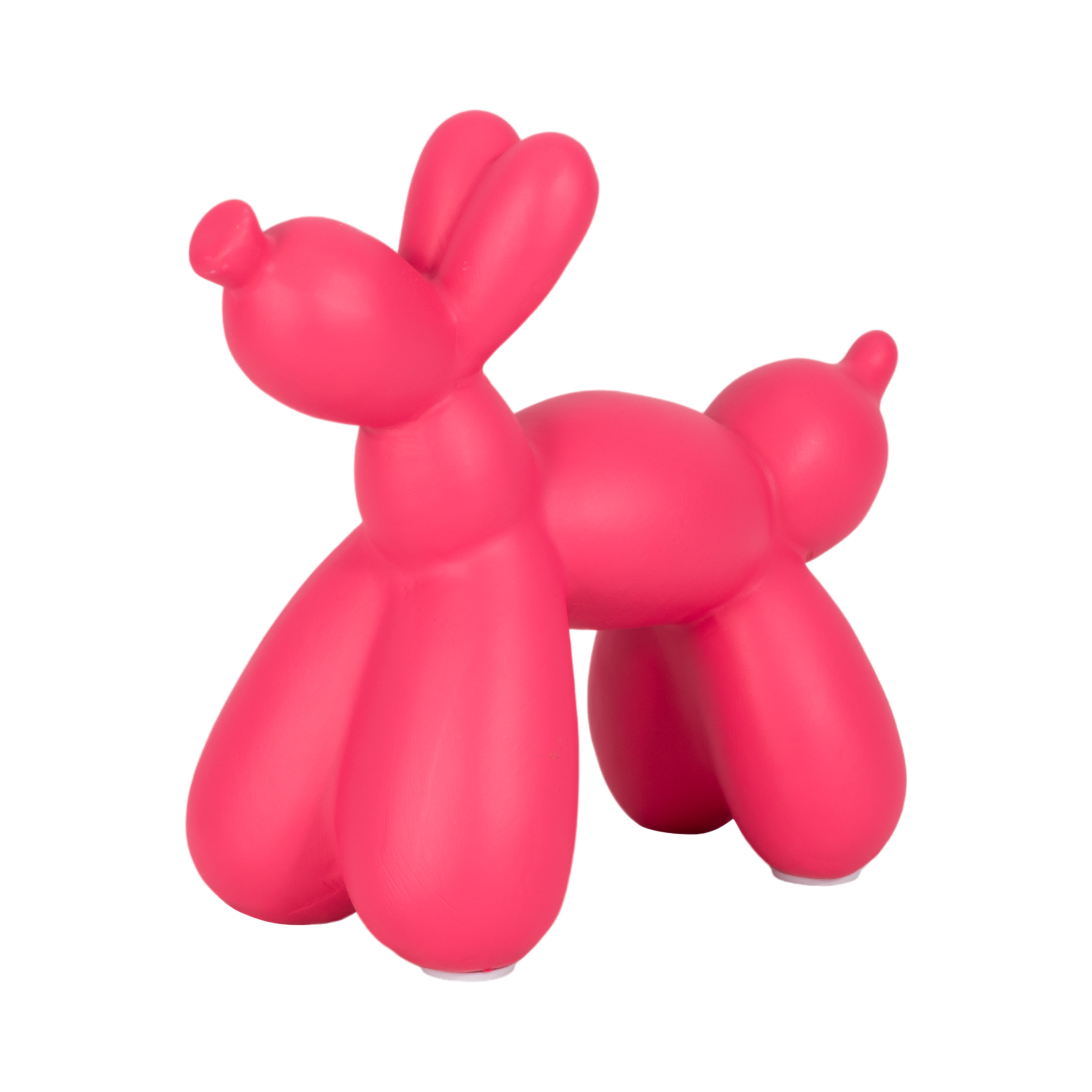 Wrought Studio™ 8" Ceramic Pink Balloon Dog Figurine | Wayfair