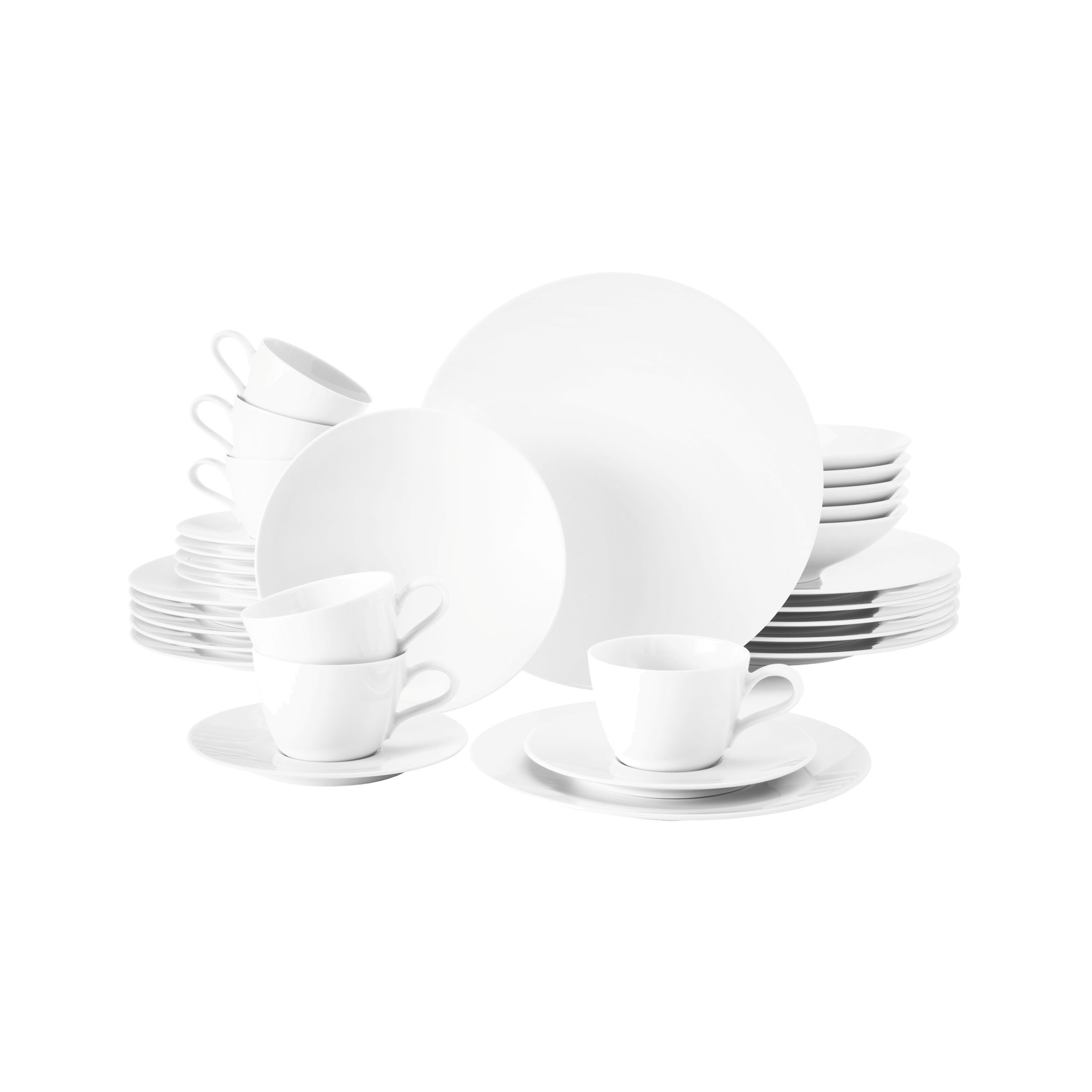 Seltmann Weiden L 30-piece dinnerware set, dinnerware set, porcelain crockery | Wayfair.co.uk