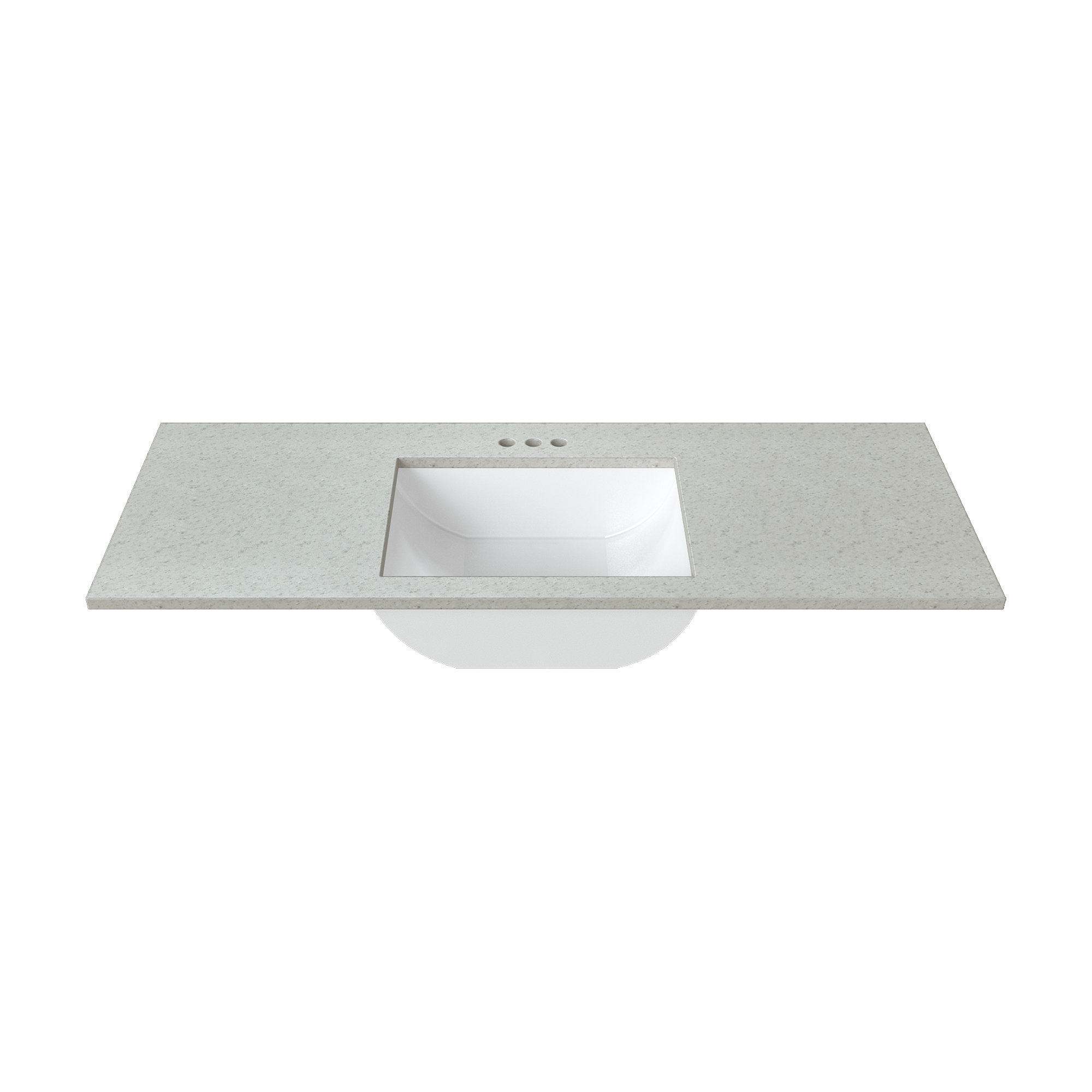 MagickWoods 49" Single Bathroom Vanity Top in Gray with Sink | Wayfair