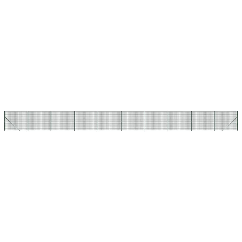 vidaXL Wire Mesh Fence with Flange | Wayfair