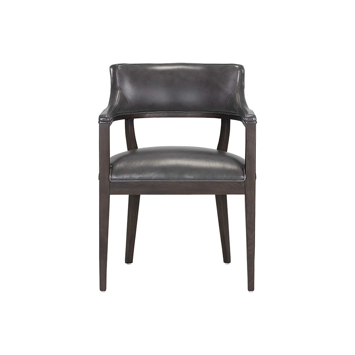 George Oliver Brylea Dining Armchair - Shalimar Tobacco Leather | Wayfair