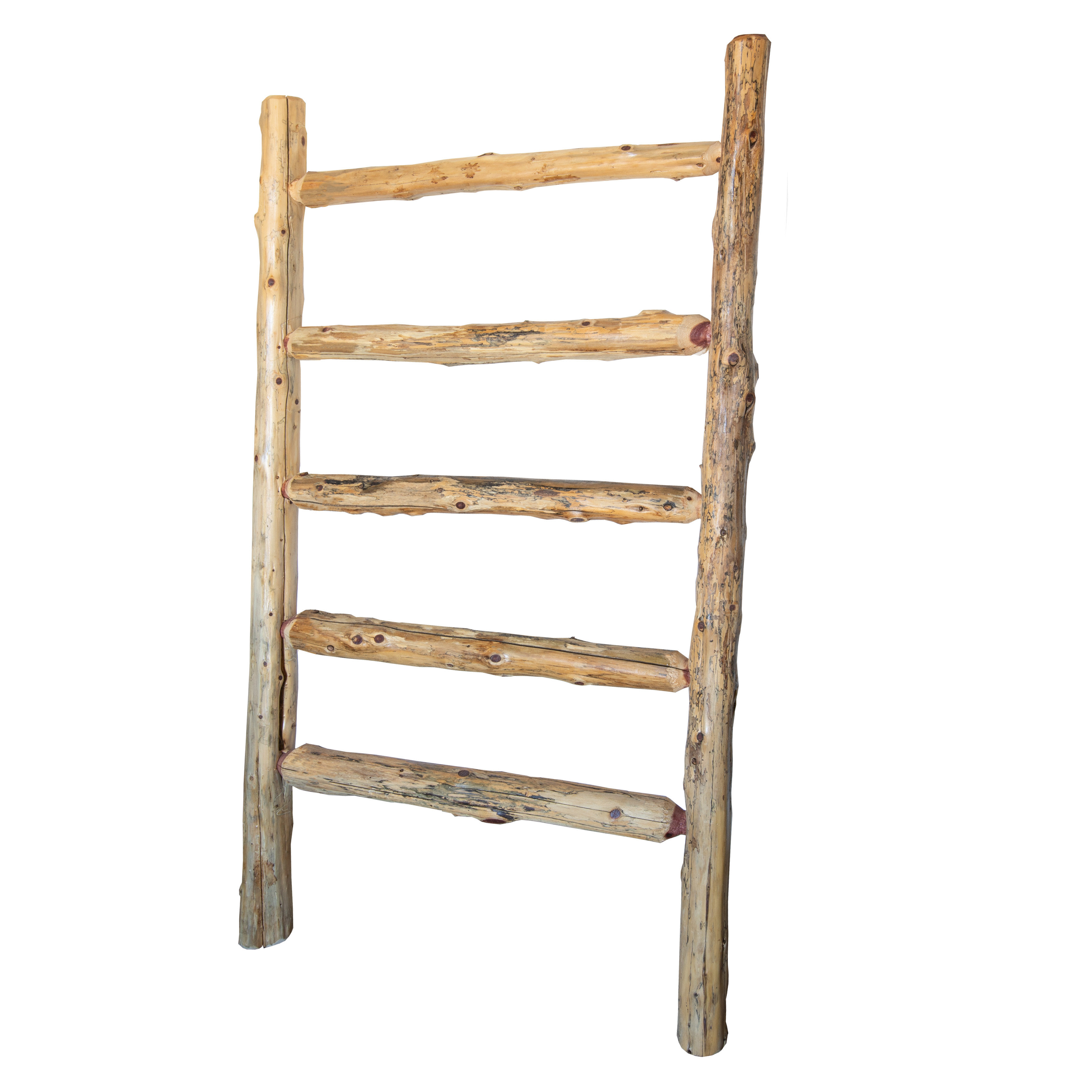 Loon Peak® Mountain Red Cedar 5 Tier Ladder Quilt Rack | Wayfair