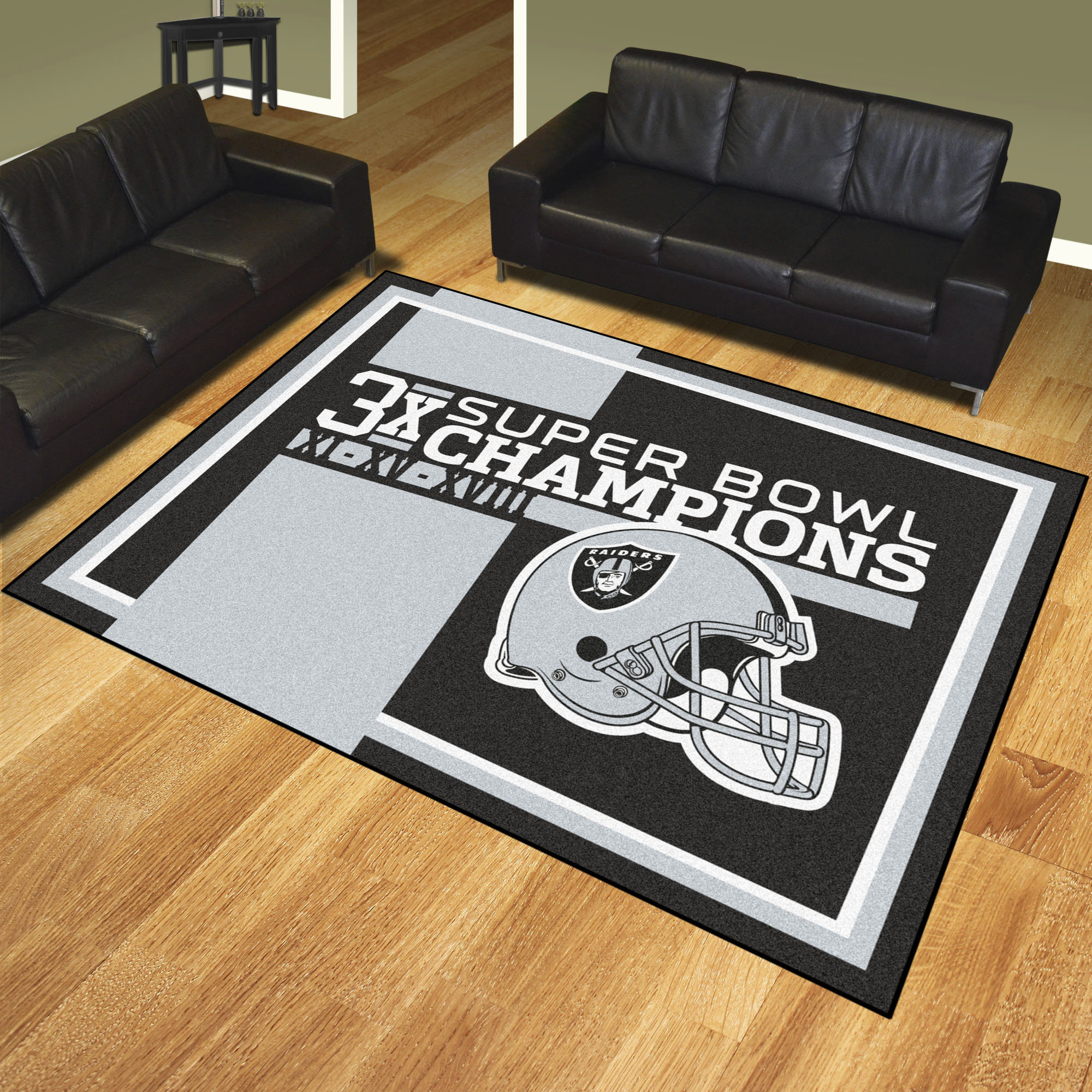 FANMATS Las Vegas Raiders Dynasty 4X6 Rug 44"X71" - Wayfair Canada