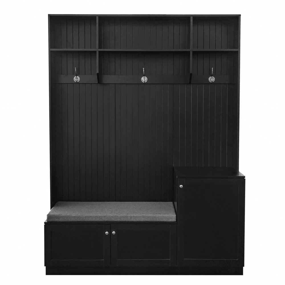 Latitude Run® Elegant Design Hall Tree with Comfort and Storage ...