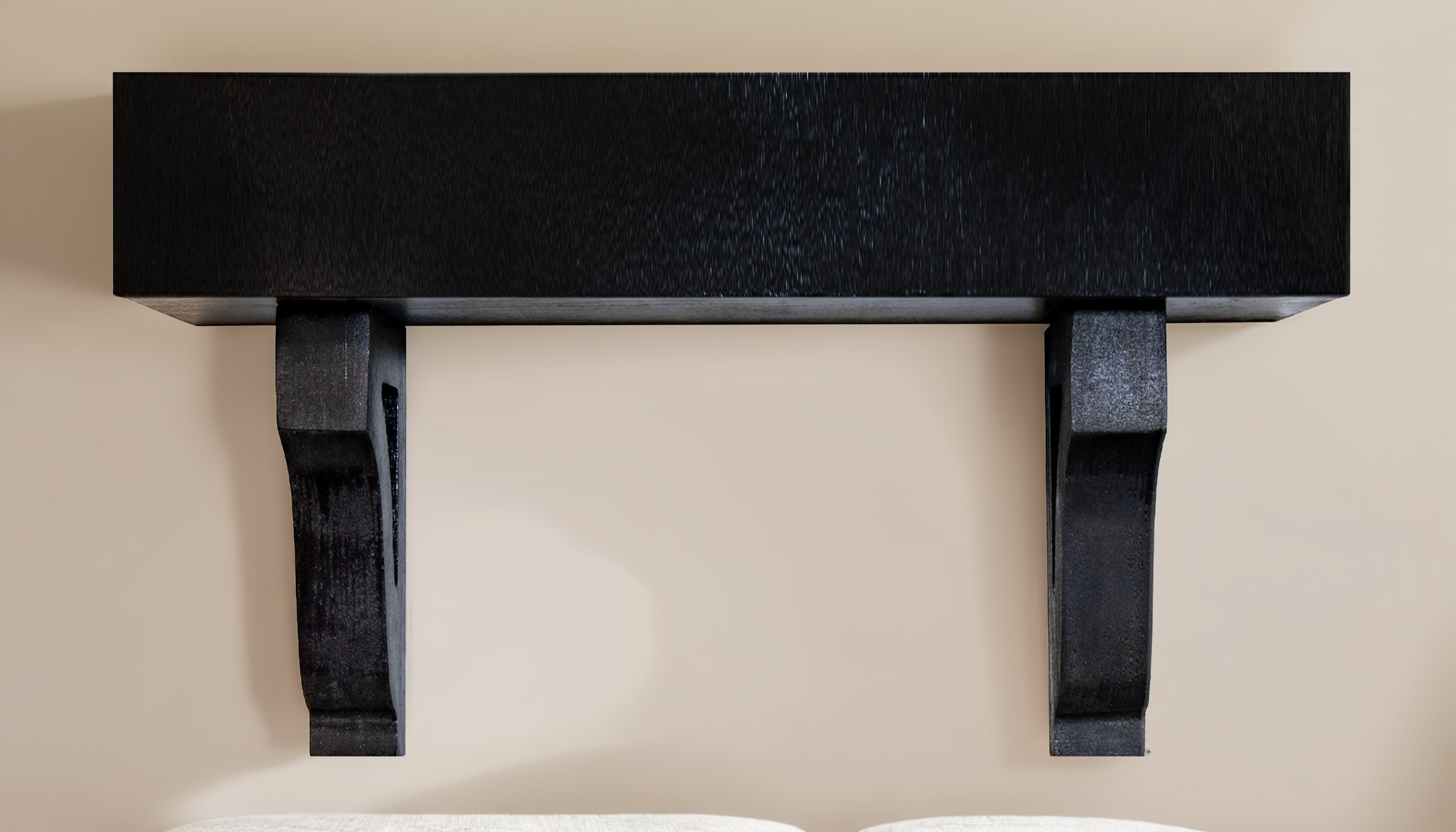 Canora Grey Poplar Floating Shelves W/Corbels | Wayfair