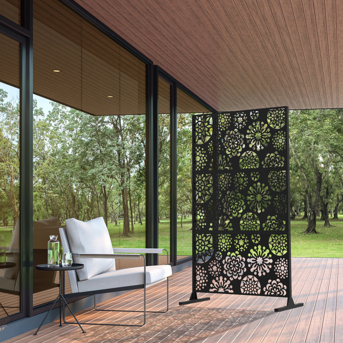 outdoor privacy screen 6 ft. H x 4 ft. W Outdoor Privacy Screen Fence ...