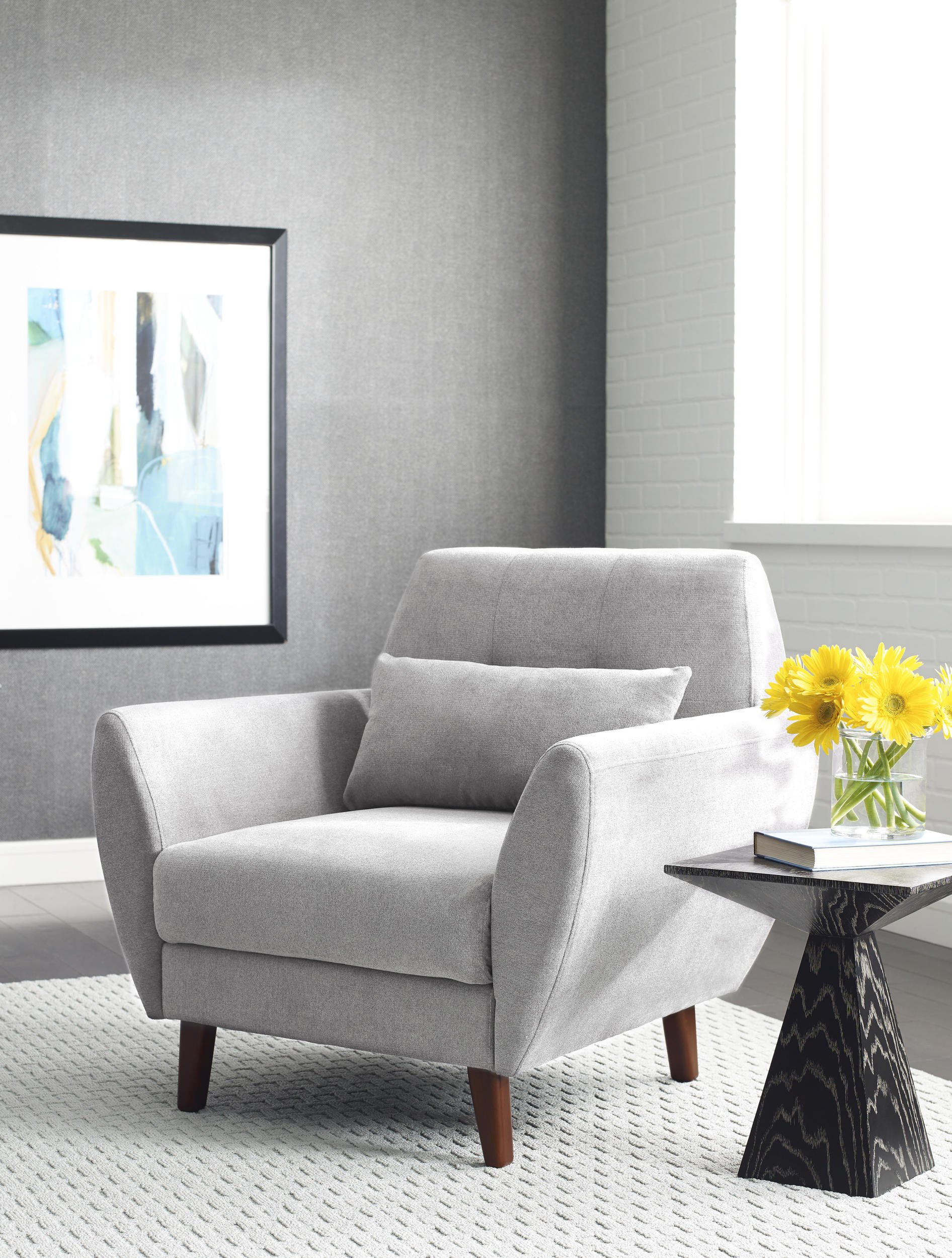Serta Artesia Midcentury Modern Armchair & Reviews - Wayfair Canada