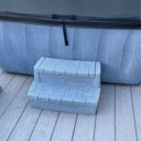 AquaRest Spas, powered by Jacuzzi® pumps Deluxe Storage Step & Reviews ...