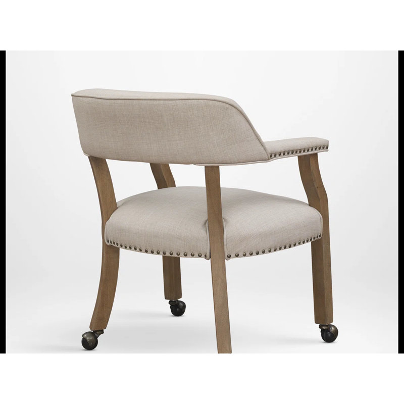 Red Barrel Studio® Monroe Caster Game Chair Polyester fabric is easy to ...