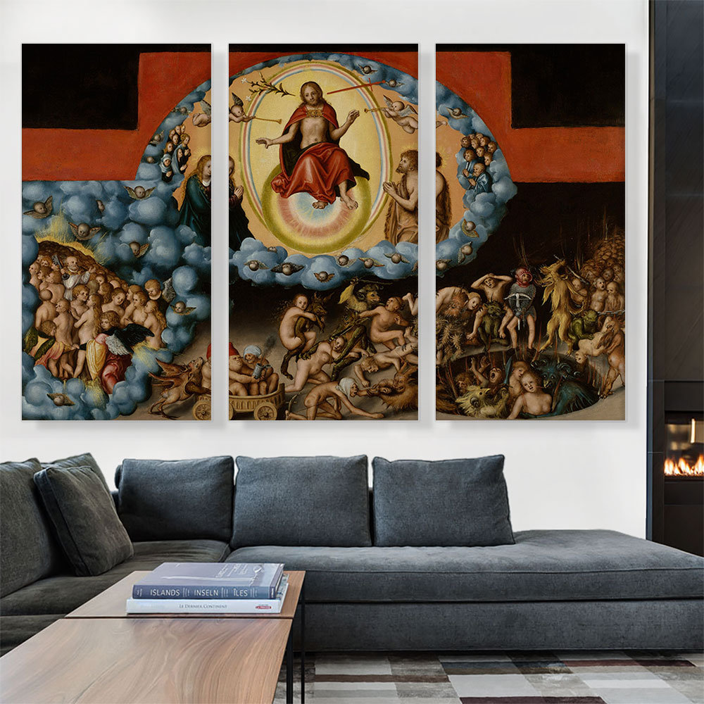 ARTCANVAS The Last Judgement 1525 Canvas Art Print By Lucas Cranach The Elder | Wayfair