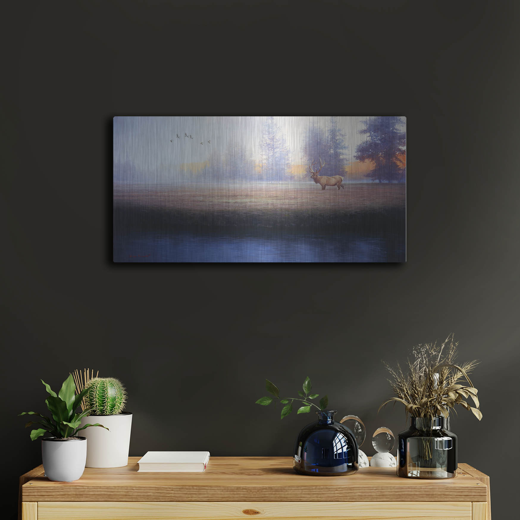 Millwood Pines " Morning Splendor " by Adriano Manocchia on Metal | Wayfair