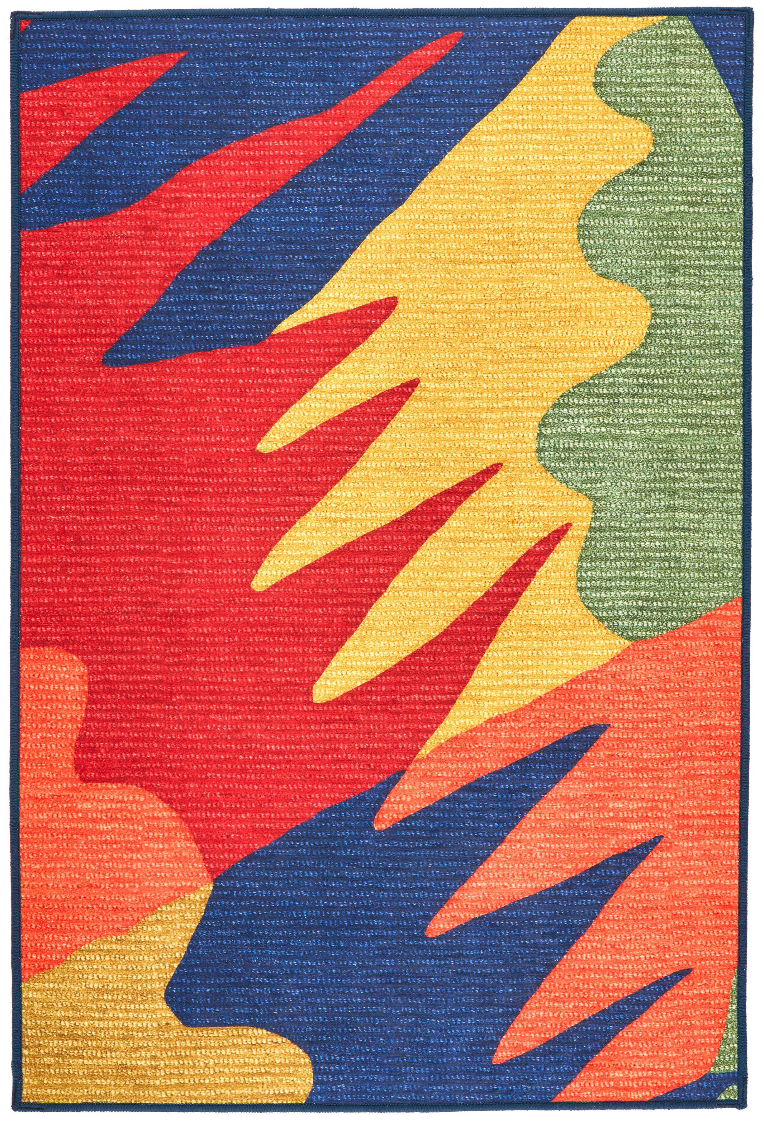Dash and Albert Rugs Graphic Kit Kemp x Annie Selke Graphic Multi ...