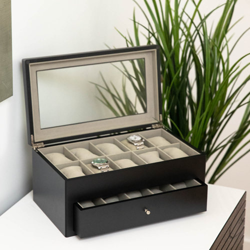 Charlton Home® Wood 20 Watch Box & Reviews | Wayfair