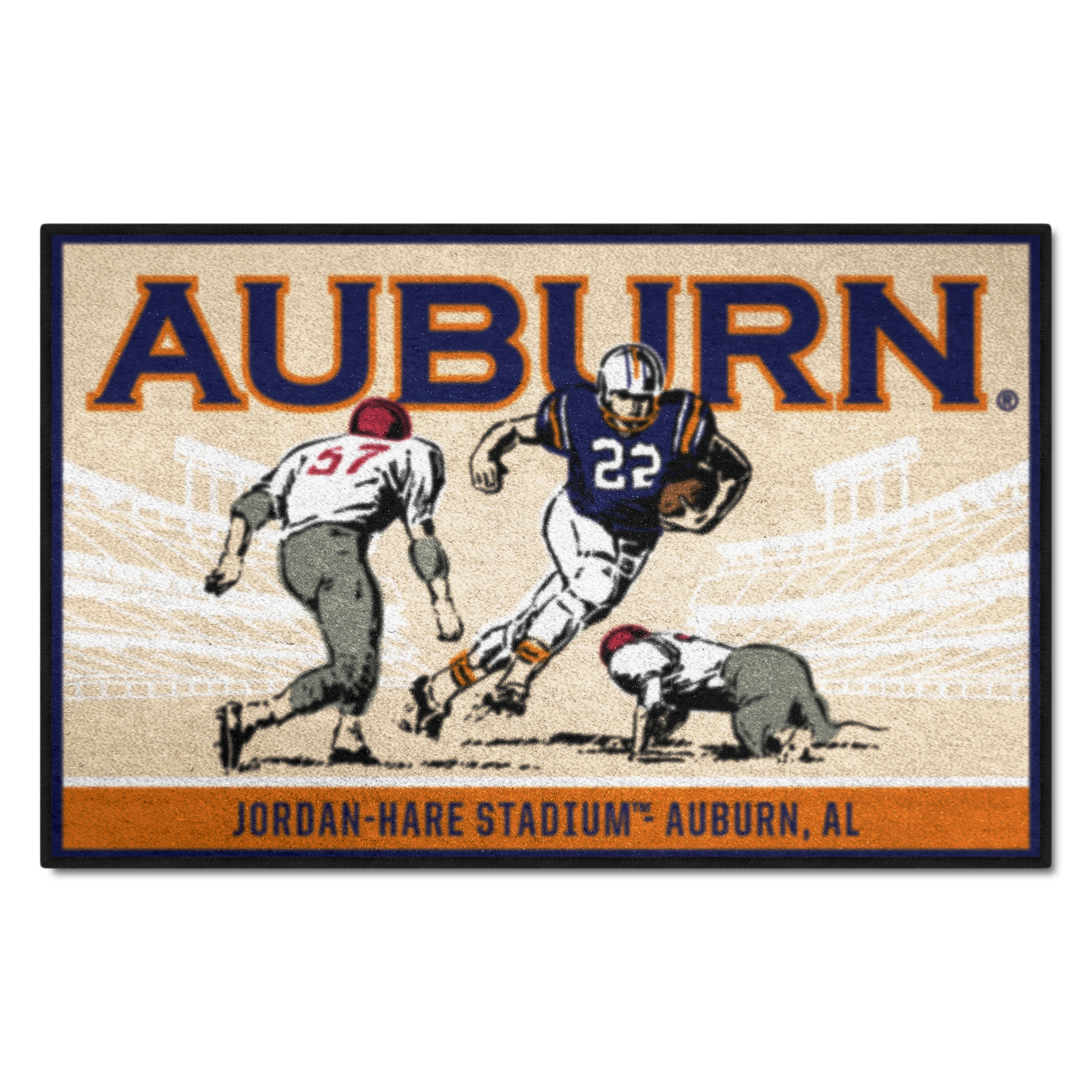 FANMATS Auburn_Auburn Tigers Starter Mat Accent Rug - 19In. X 30In ...