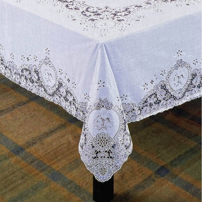 Ophelia & Co. Byrnedale Rectangle Floral Plastic / Acrylic Dining ...