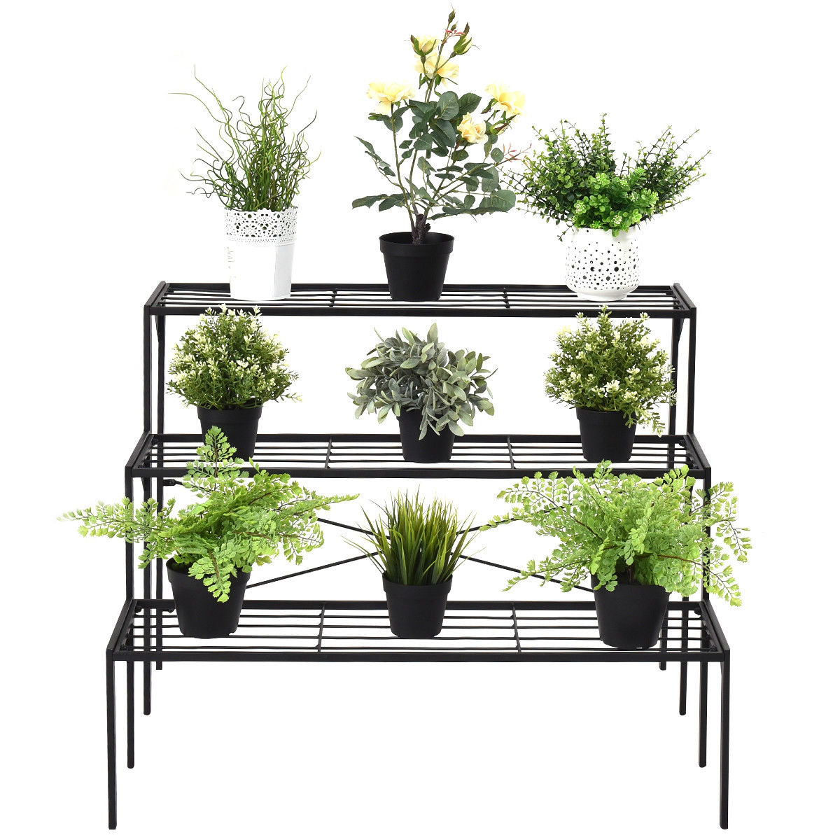 Arlmont & Co. Metal Weather Resistant Plant Stand & Reviews | Wayfair