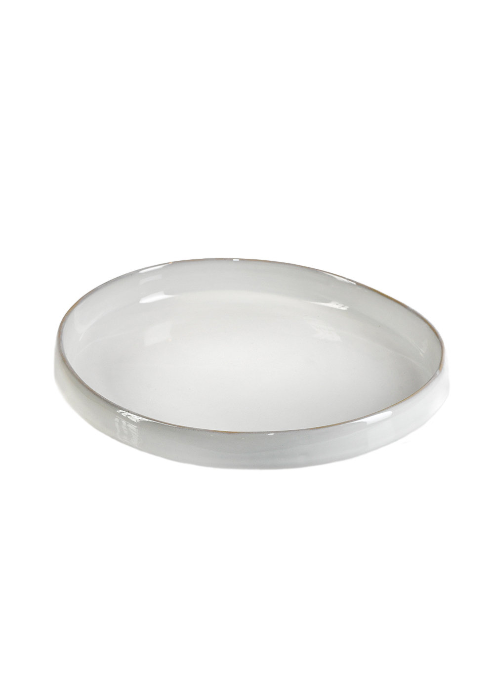 Mercer41 Cherol Large Round White Ceramic Platter, Food-Safe, Appetizer ...