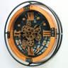 THE GEARS CLOCK Wall Clock with Real Moving Gears PO-LI_ 18 in Round ...