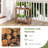 Rebrilliant 2-Tier Side Table Teak Wood Stand Utility Storage Shelf ...