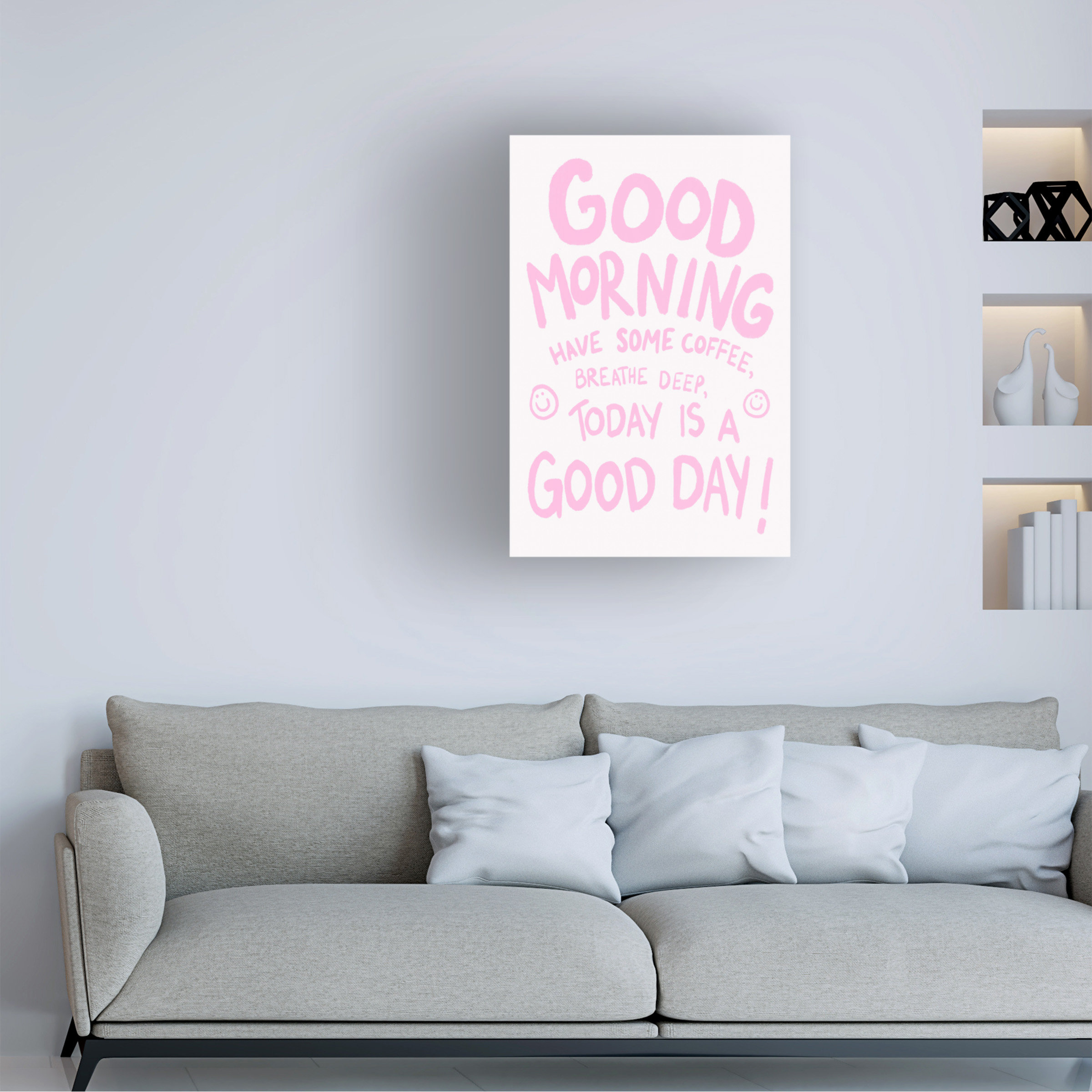 Ebern Designs Bolog Good Morning | Wayfair