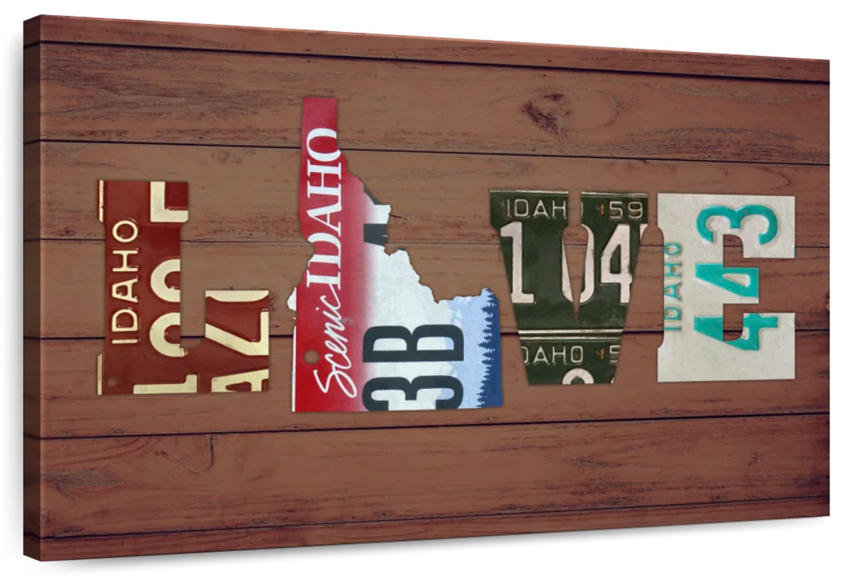 Ebern Designs Tergel ID State Love - Wayfair Canada