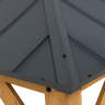 Sunjoy 3.9m x 4.5m Cedar Wooden Gazebo with Ventilated Roof, Dual Rail ...