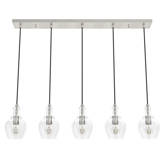 Hunter Fan Hartland 3 - Light Cluster Modern Linear Pendant | Wayfair
