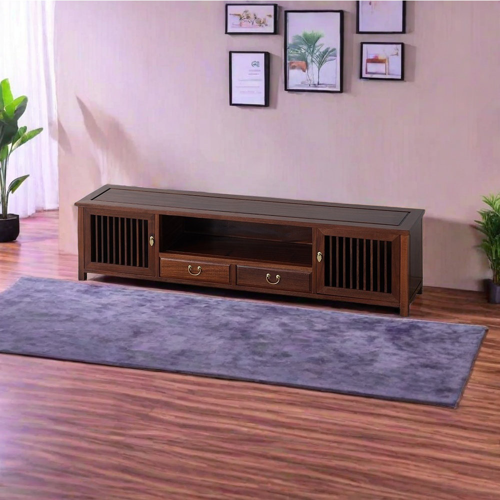 moonlight design Simple new Chinese Pometia TV cabinet | Wayfair