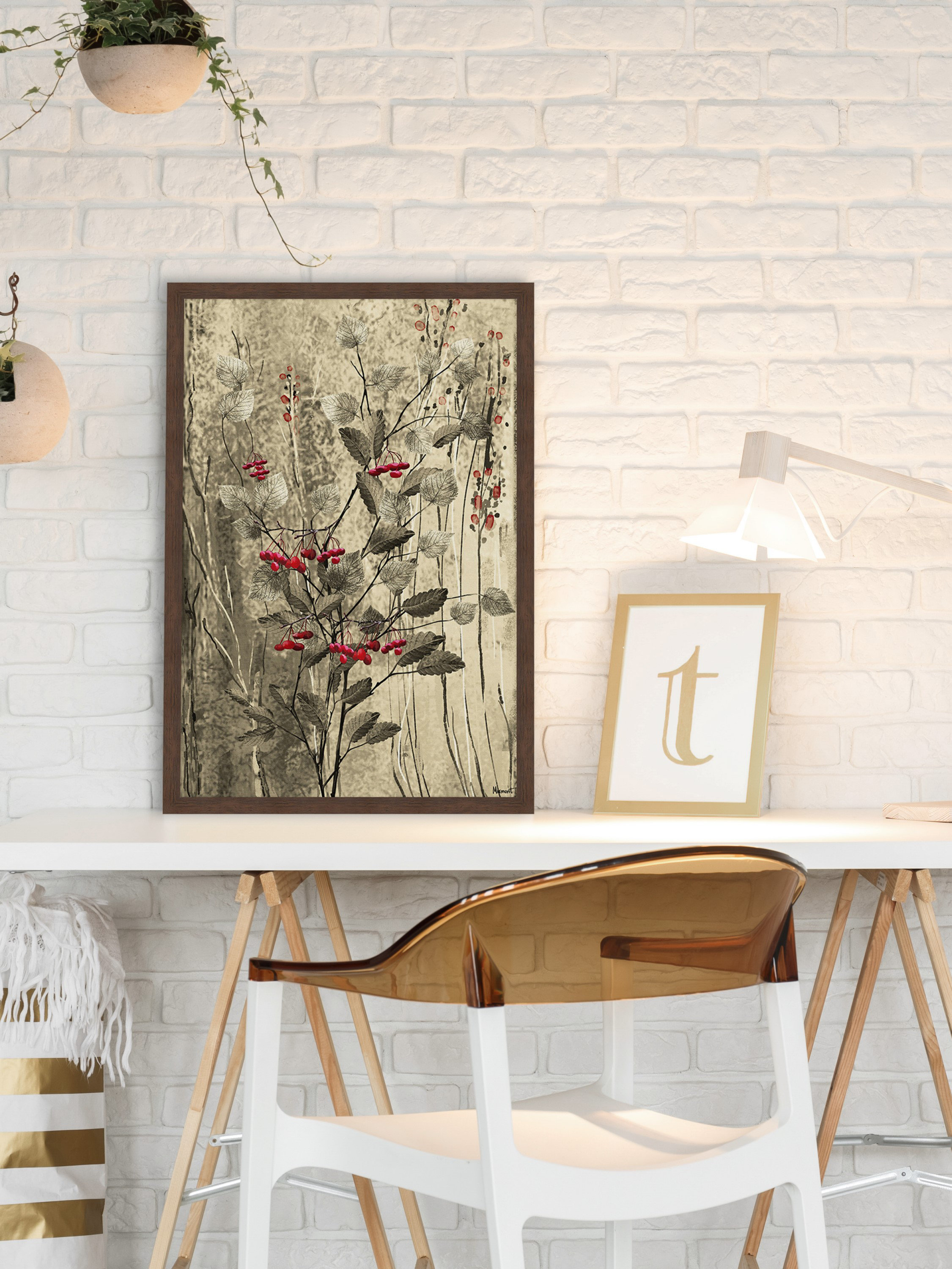 Red Barrel Studio® Wild Cherry - Picture Frame Print | Wayfair
