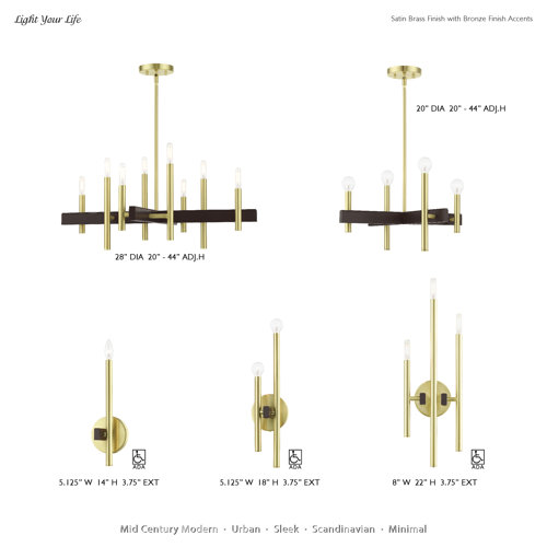 Orren Ellis Matchett Steel Armed Sconce | Wayfair