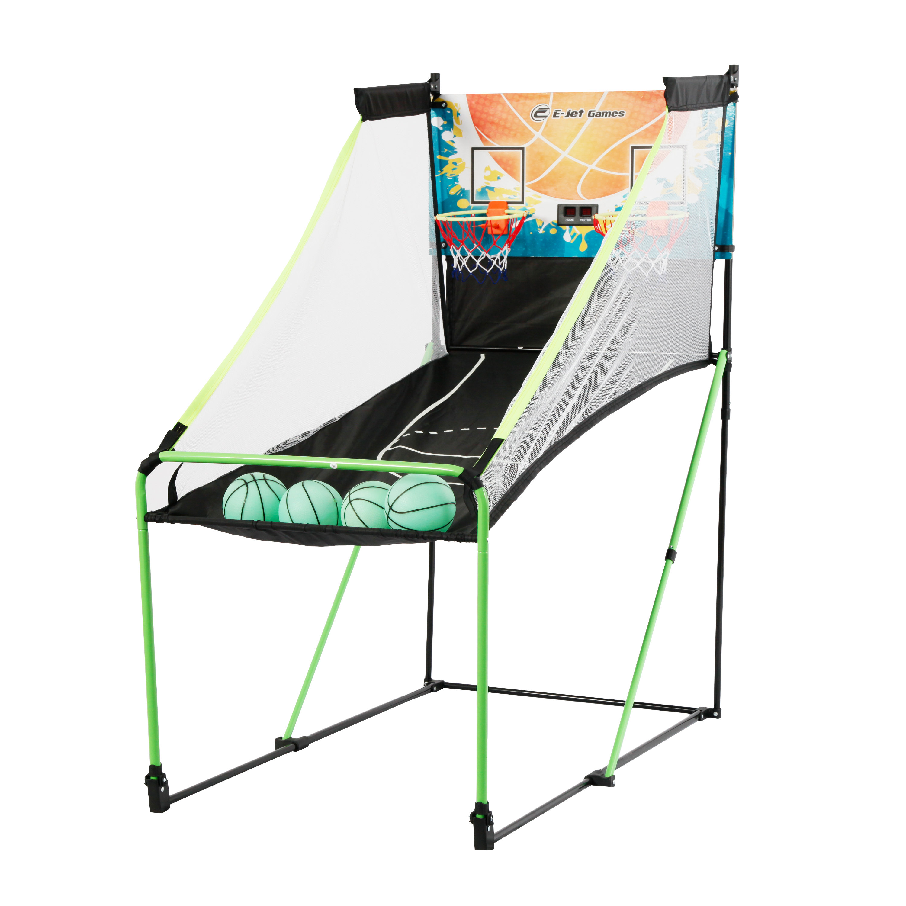 E-Jet Games E-Jet Basketball Arcade Game Basketball Gifts Foldable Easy ...