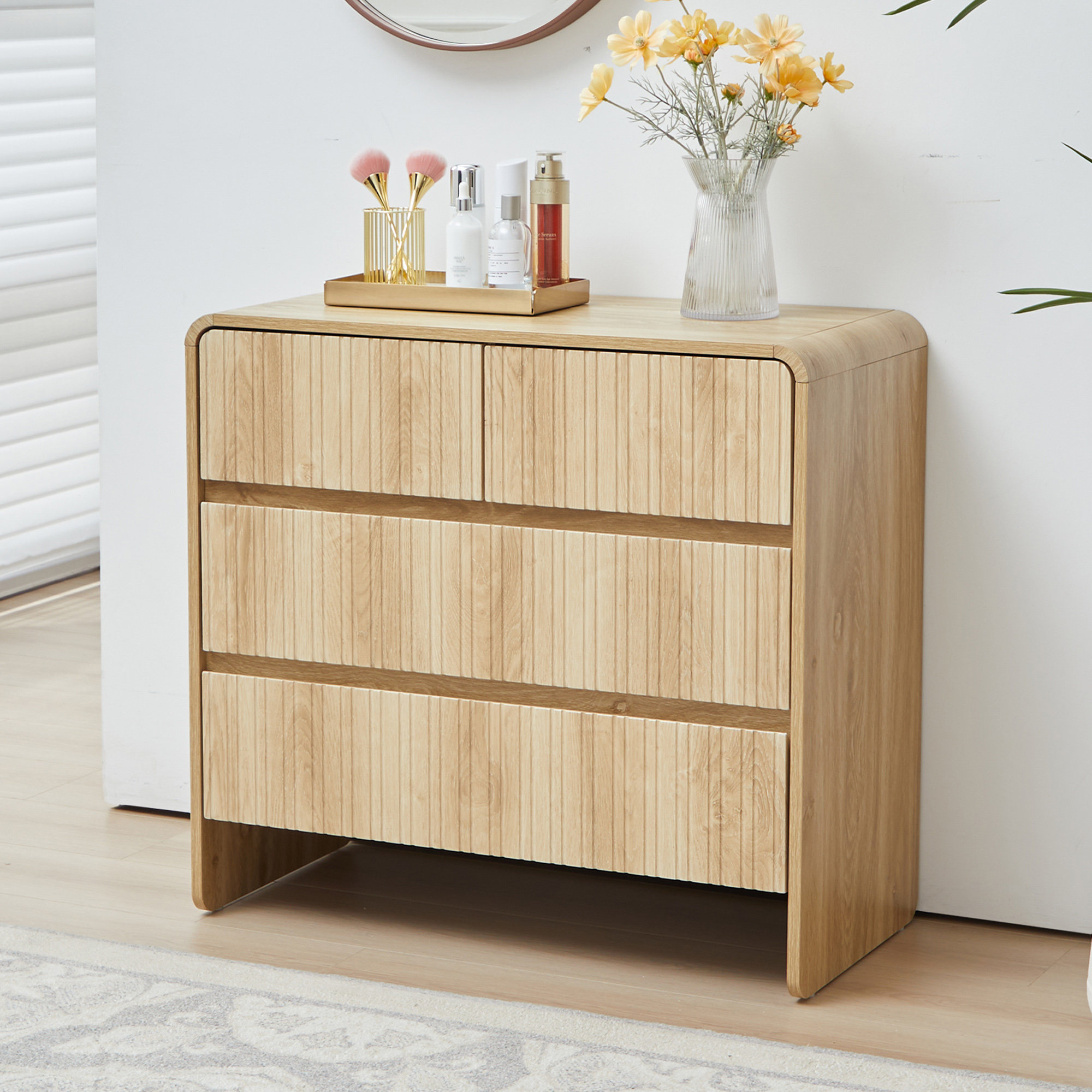 Ebern Designs Geordy 31.5″w 4-Drawer Dresser | Wayfair
