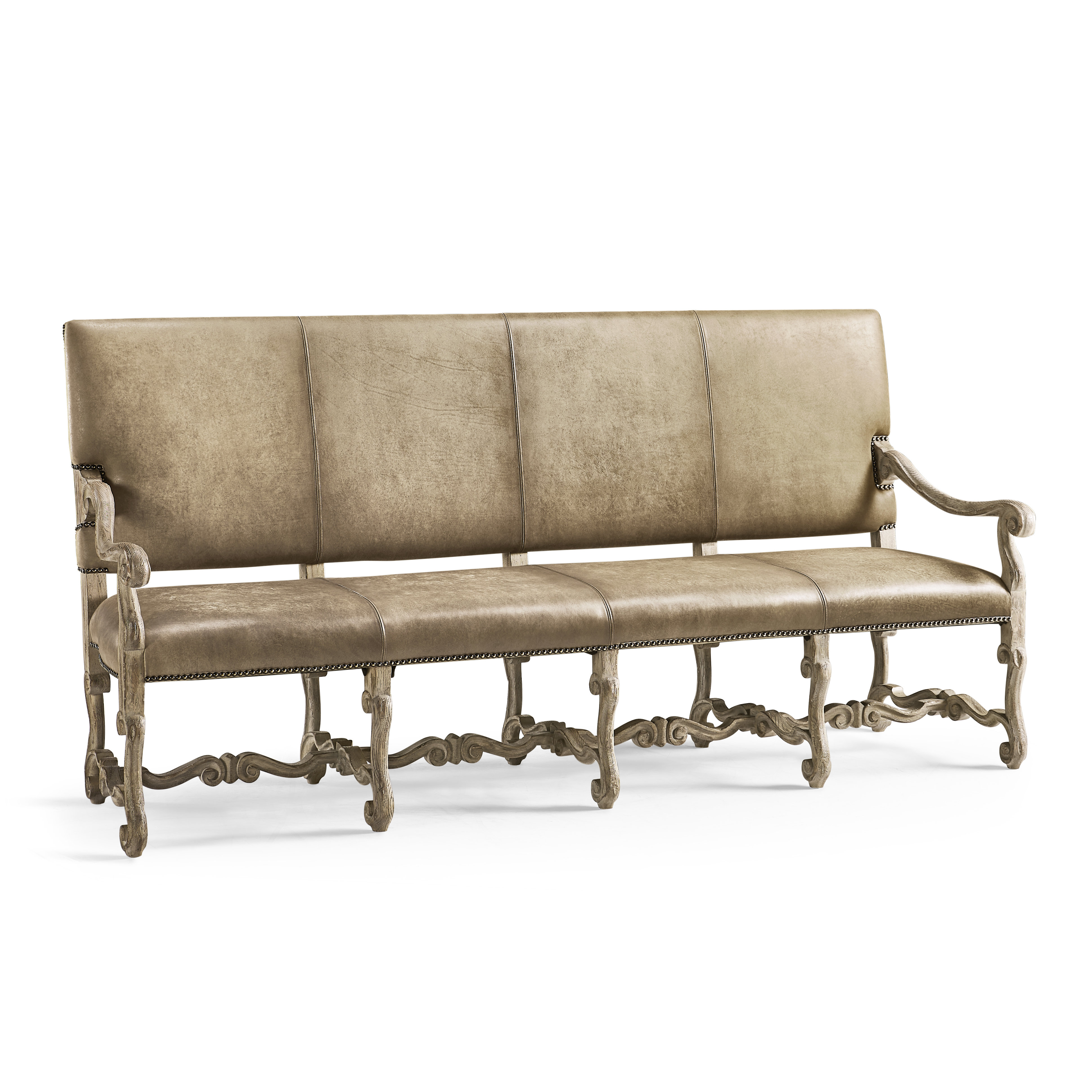 A.R.T. Sagehill Leather Banquette Bench - Wayfair Canada
