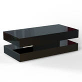 Ivy Bronx Houser Power Loom Performance Black Rug & Reviews | Wayfair