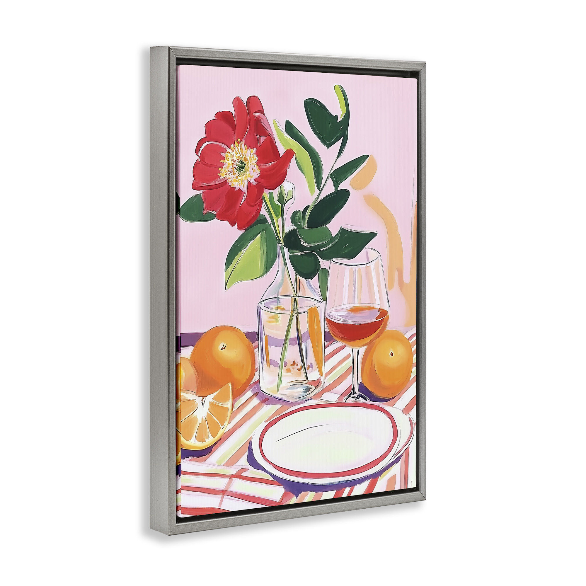 Latitude Run® Pastel Hued Table Setting Floating Frame, design by ...
